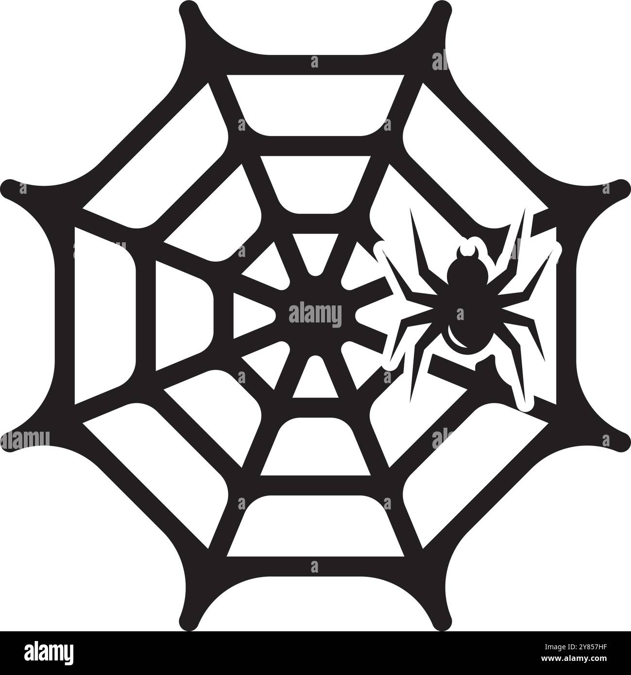 Spider webs icon vector illustration logo design Stock Vector Image ...