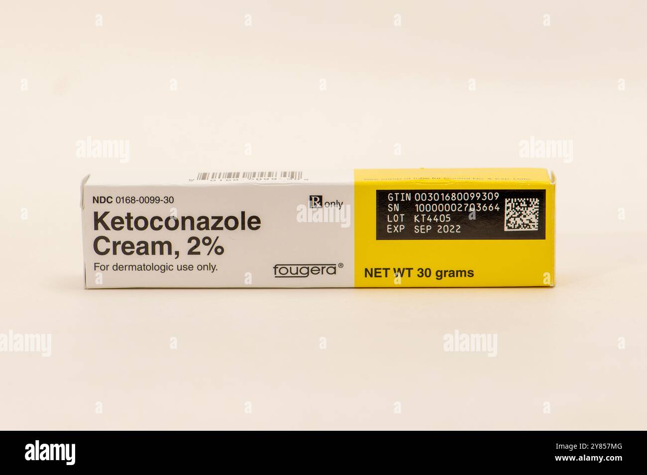A carton of Ketoconazole cream which is used to treat skin infections ...