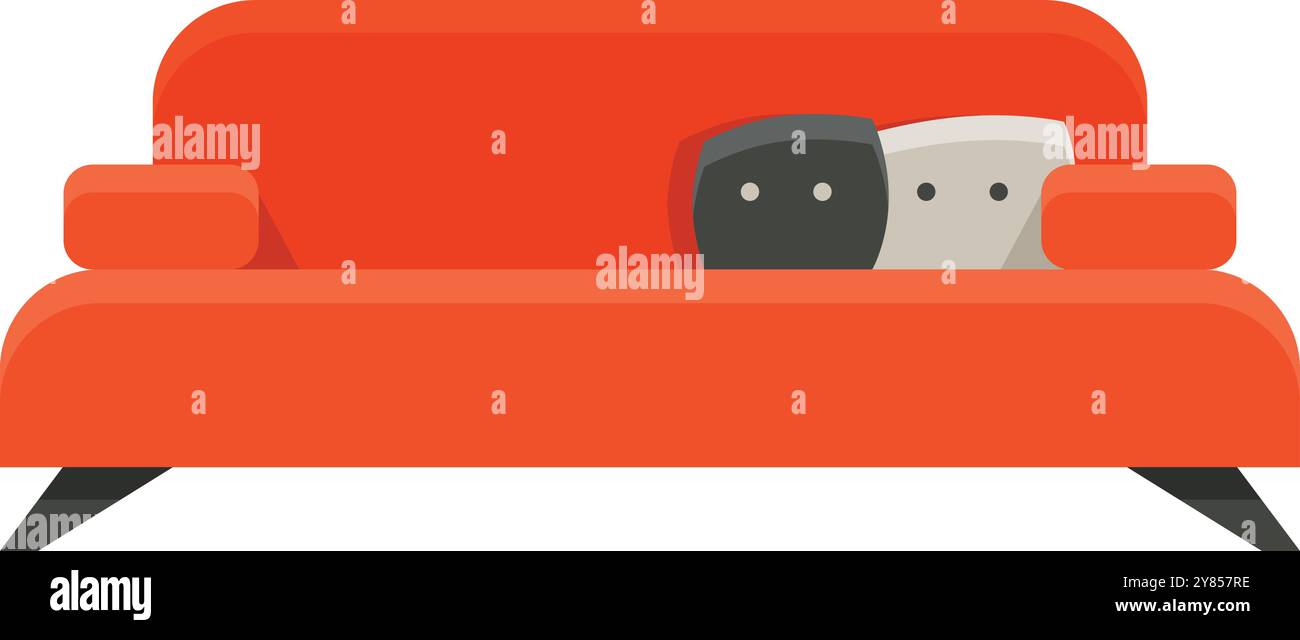 Red cushion cover Stock Vector Images - Alamy