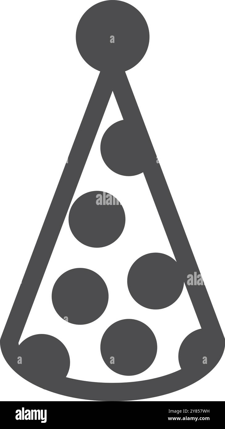 Celebration party hat Black and White Stock Photos & Images - Alamy