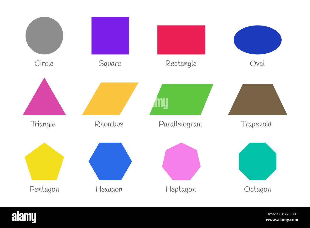 Circle shape for kindergarten Stock Vector Images - Alamy