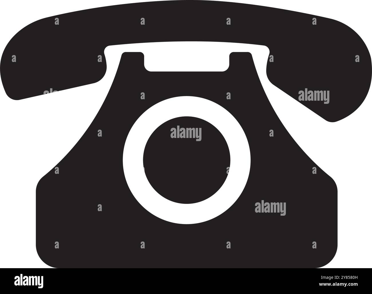 phone icon vector illustration logo design Stock Vector Image & Art - Alamy
