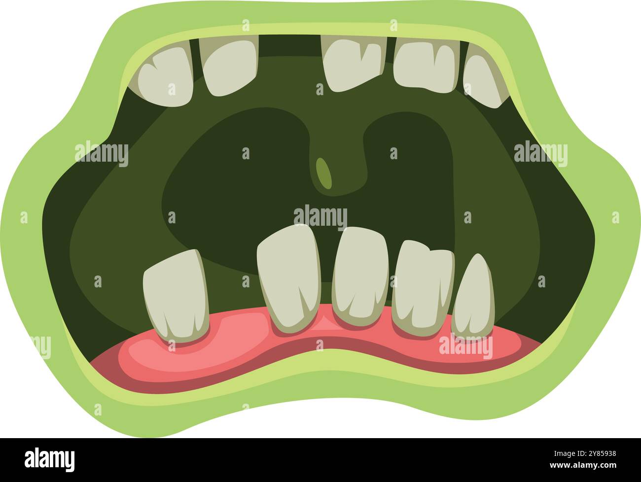 Cartoon teeth mouth hi-res stock photography and images - Alamy