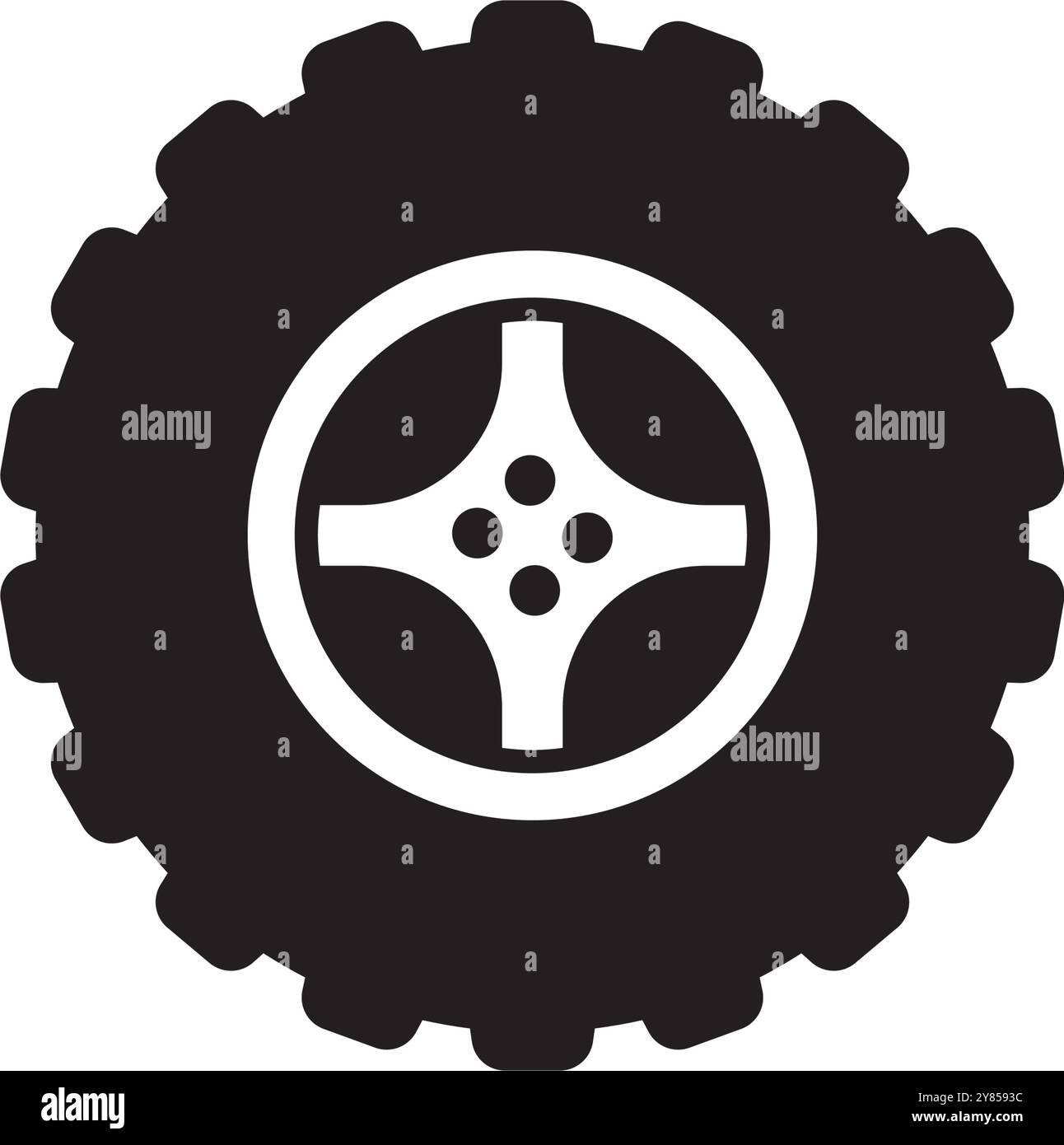 tire icon vector illustration logo design Stock Vector Image & Art - Alamy