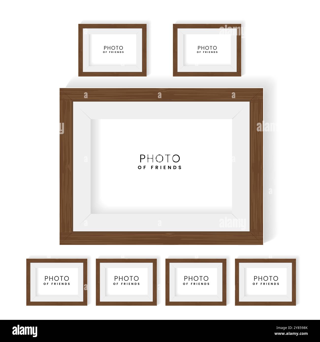 Set of realistic frame for photo mock up design, mock up for wall art ...