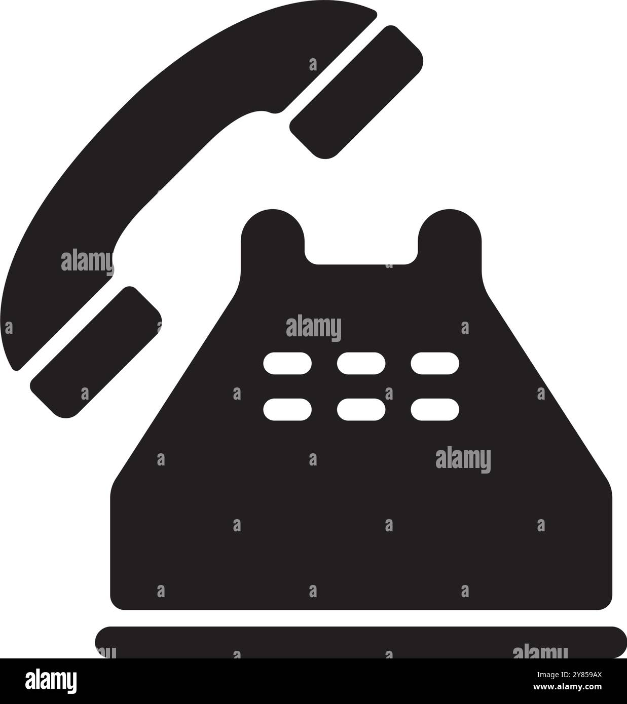 phone icon vector illustration logo design Stock Vector Image & Art - Alamy