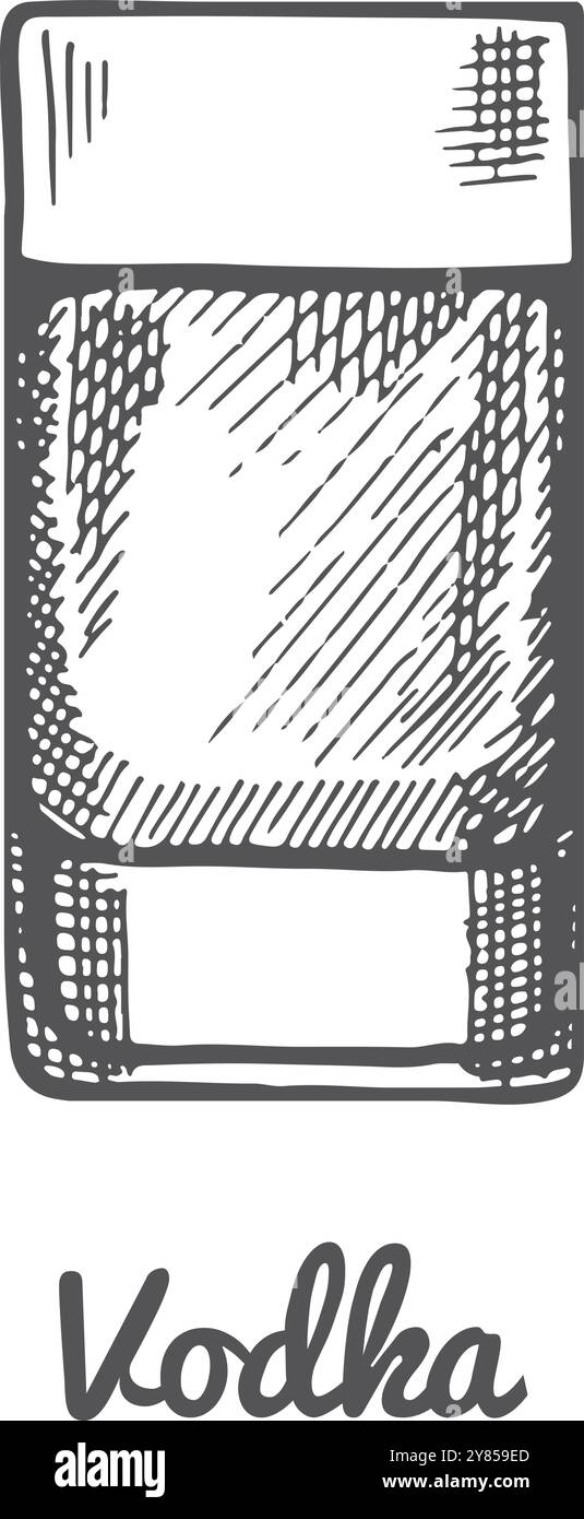 Shot glass vodka lemon Black and White Stock Photos & Images - Alamy