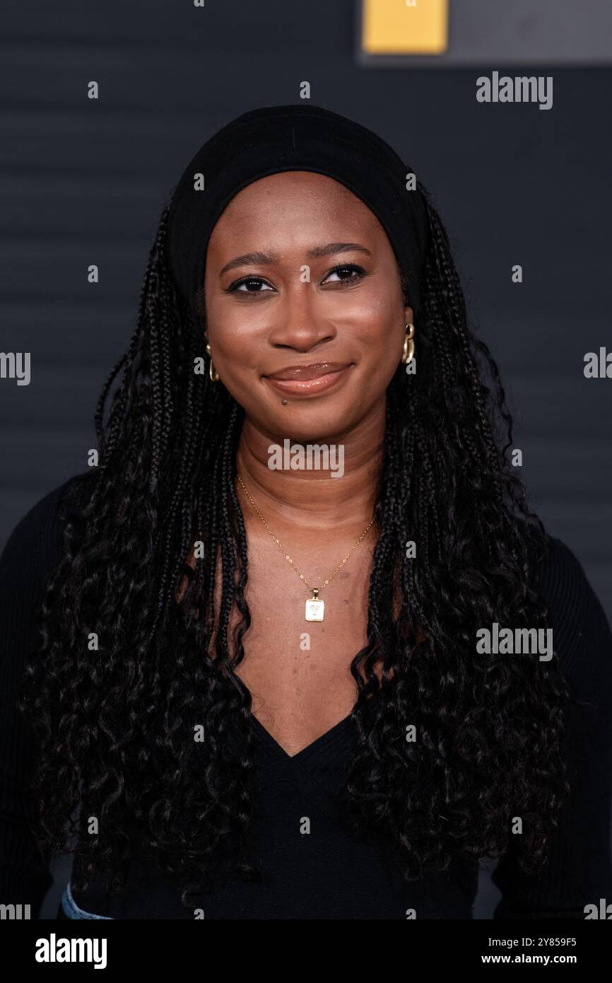 Los Angeles, USA. 02nd Oct, 2024. Yasmine Sahid attends the Los Angeles ...