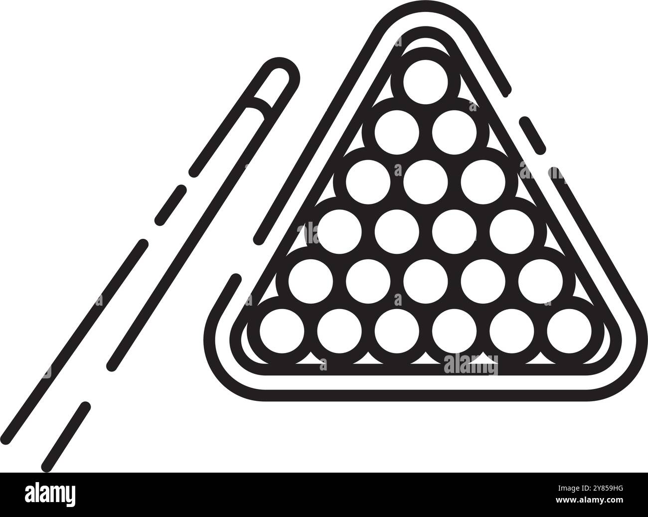 billiard icon vector illustration logo design Stock Vector Image & Art ...