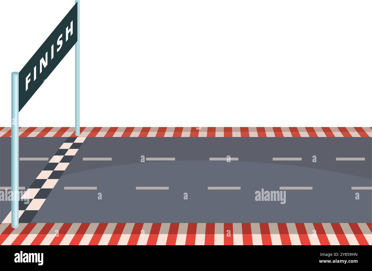 Car racetrack side view Stock Vector Images - Alamy