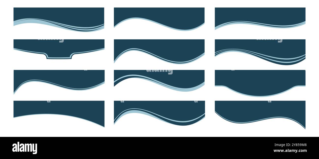 Top Letterhead Divider Templates, Business Separator Footer ...