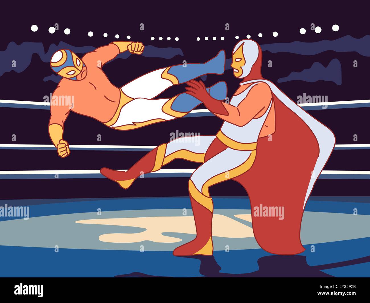 Lucha libre Stock Vector Images - Alamy