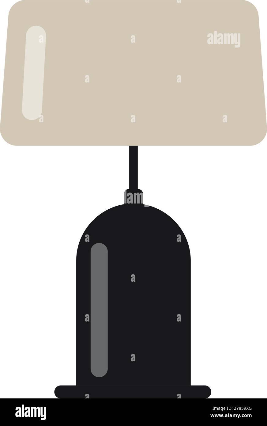 Table lamp icon. Interior room light symbol Stock Vector Image & Art ...