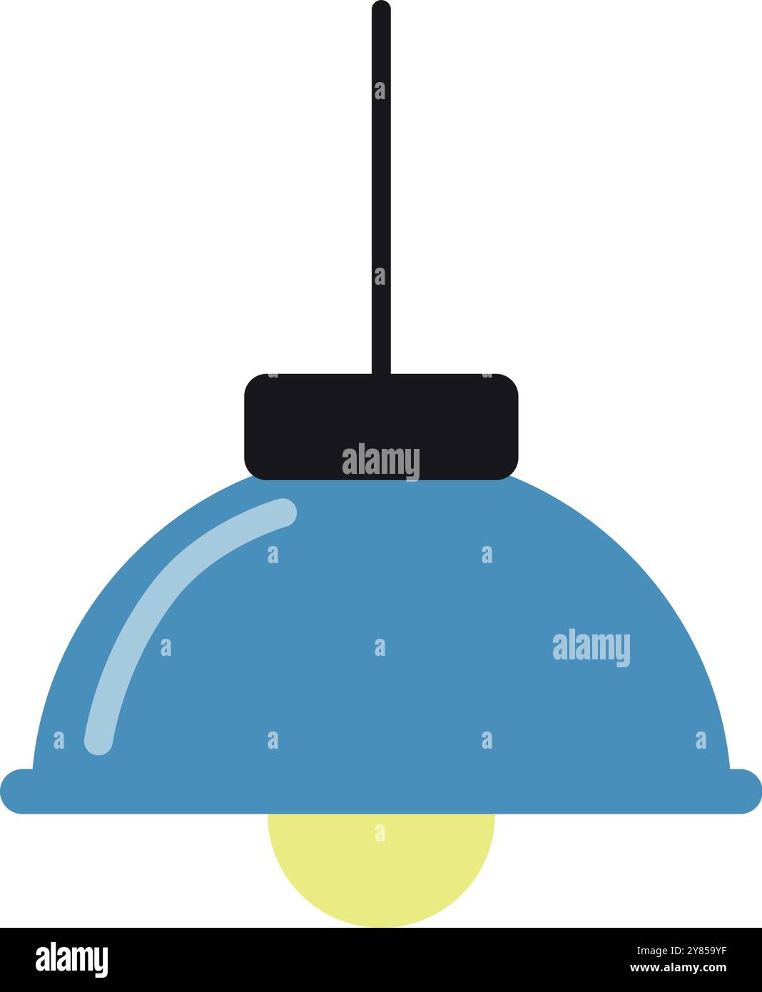 Interior chandelier lamp color icon. Ceiling light Stock Vector Image ...