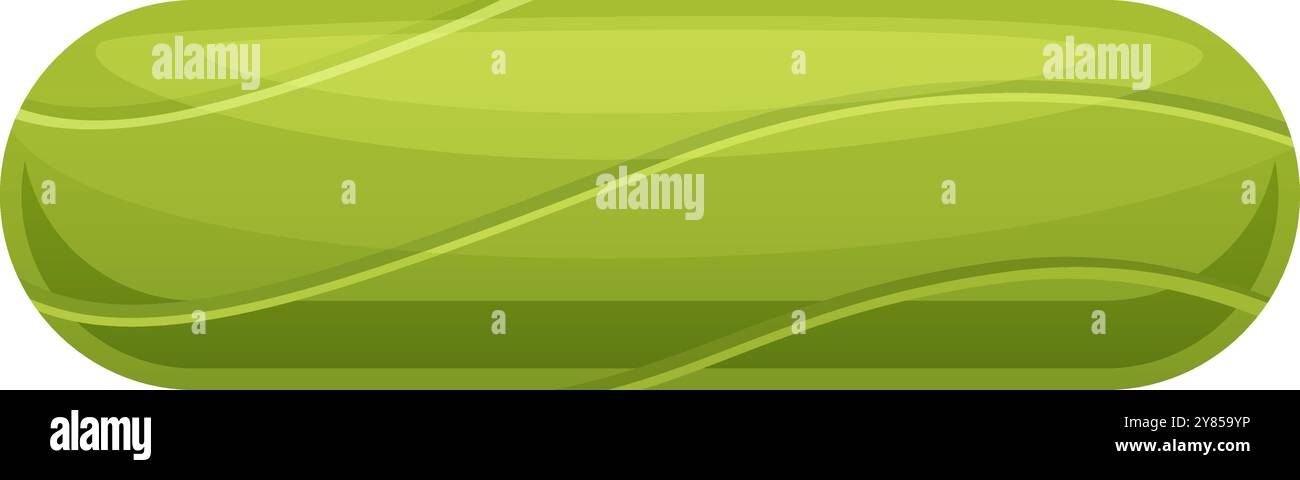 Green cartoon button in material design ui style Stock Vector Image ...
