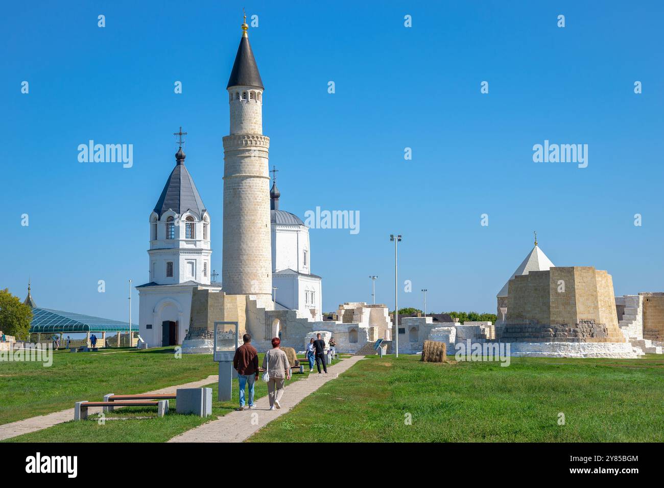 BULGAR, RUSSIA - SEPTEMBER 02, 2024: Tourists on the territory of the ...