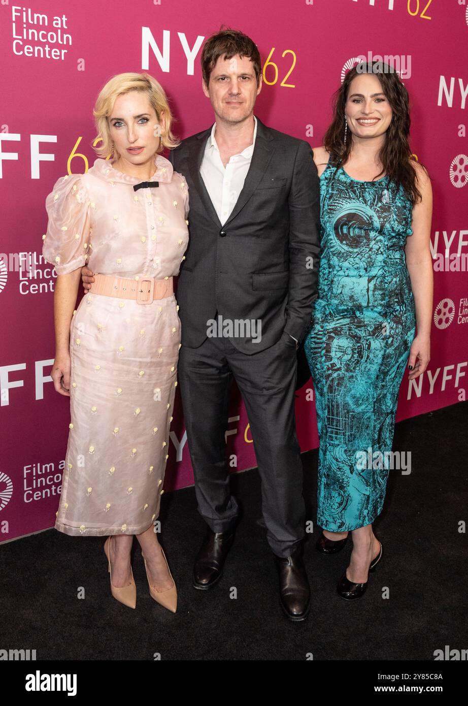 New York, NY, USA, 2 October, 2024: Zoe Lister Jones, Michael Esper and ...