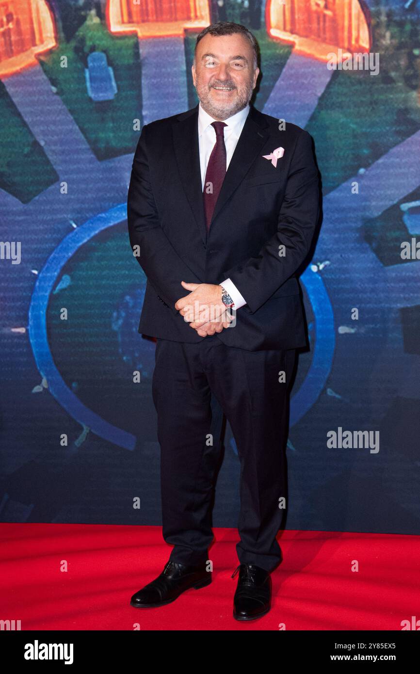Paris, France. 02nd Oct, 2024. Gerald-Brice Viret attending the Loups ...