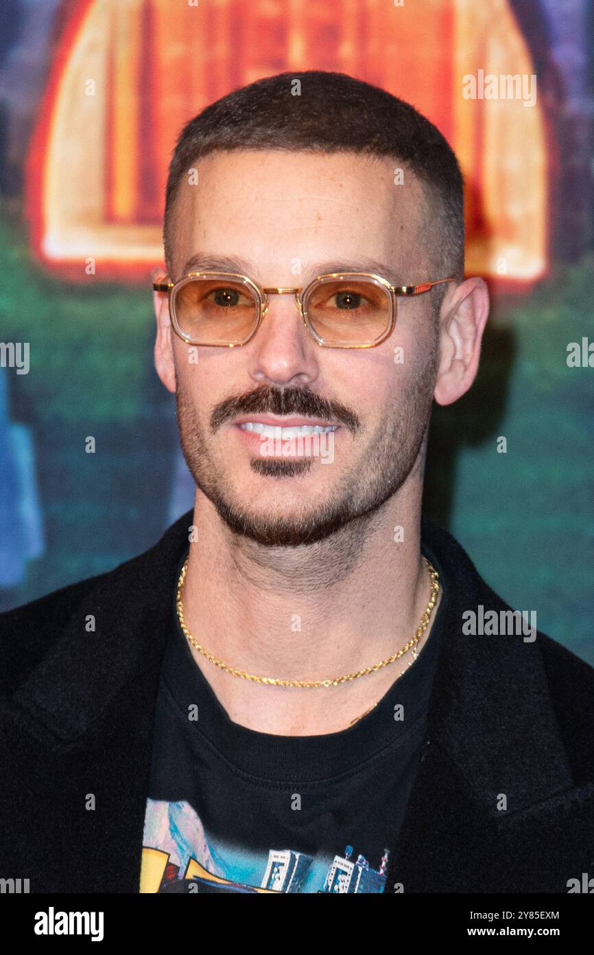 Matt Pokora (Matthieu Tota) attending the Loups Garous Premiere at the ...