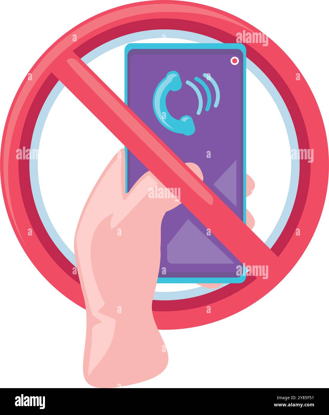 do not use phone Stock Vector Image & Art - Alamy