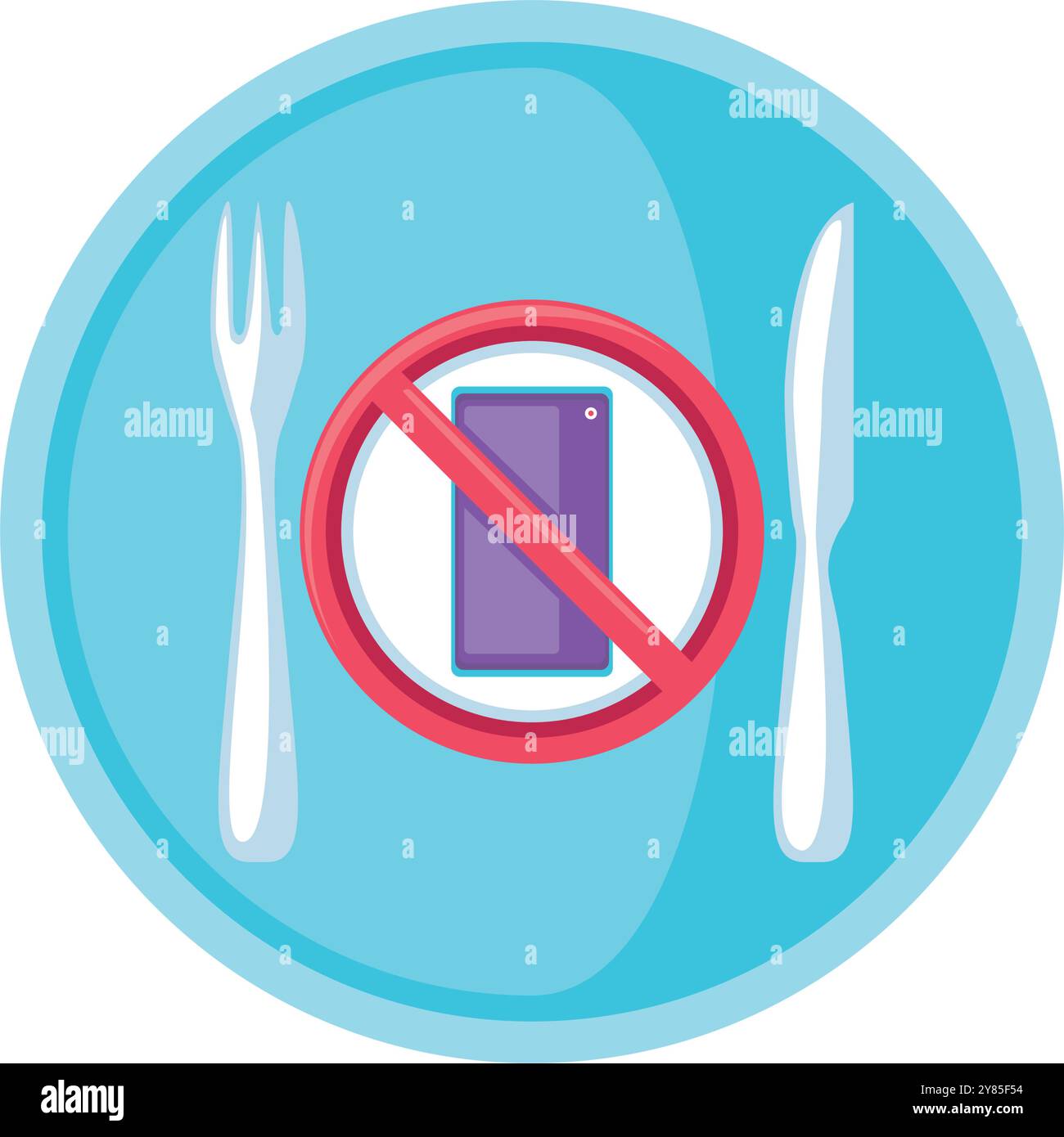 do not use phone during the meals Stock Vector Image & Art - Alamy