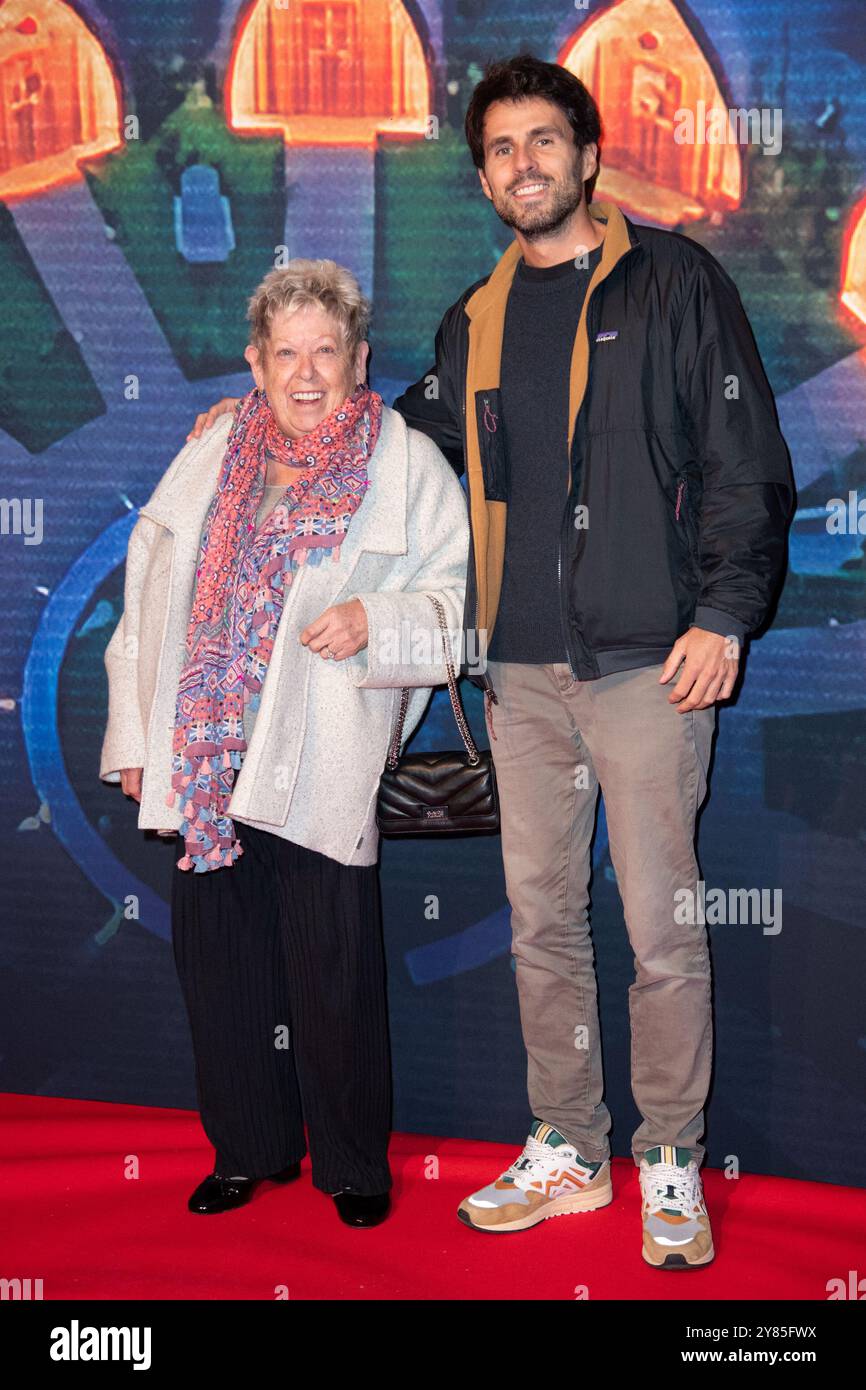 Studio Danielle, Danielle Renault and Arthur Lombard attending the Loups Garous Premiere at the ...