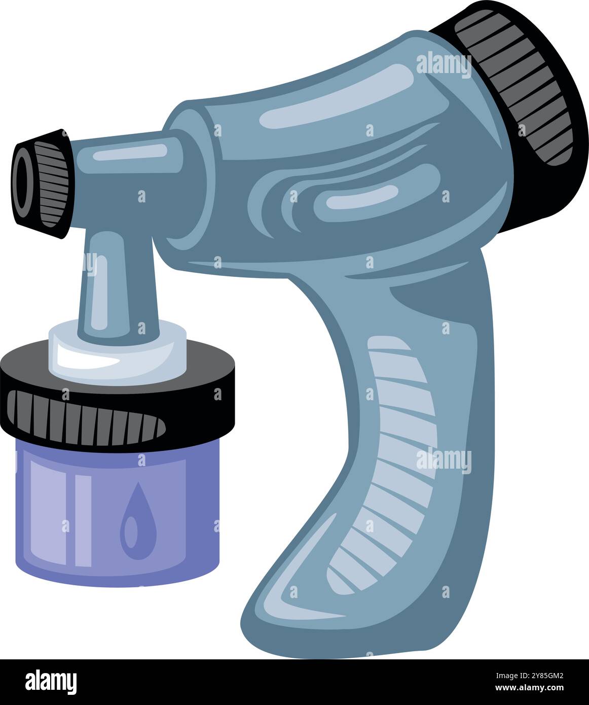 spray gun painter equipment Stock Vector Image & Art - Alamy
