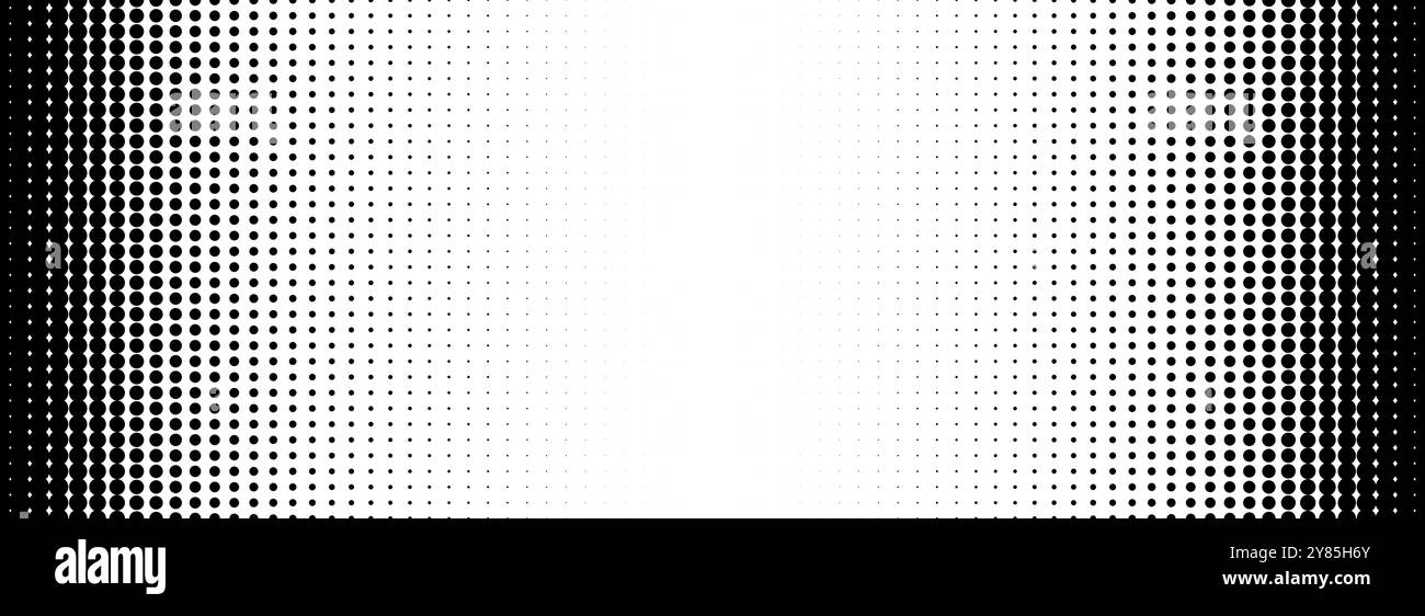 Dotted halftone gradient texture. Fading polka dot background. Repeated ...