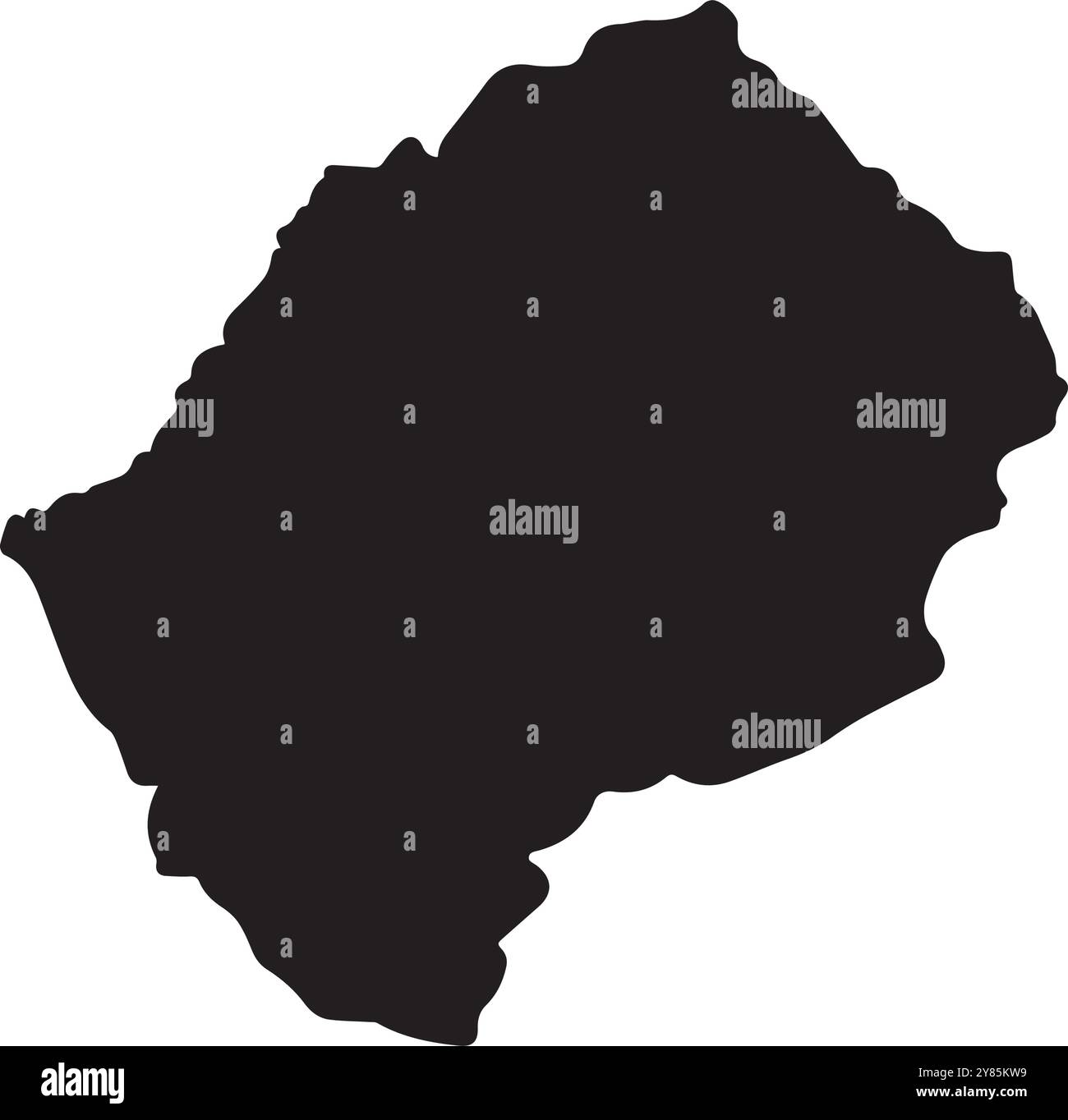 Map of Lesotho region vector illustration design Stock Vector Image ...