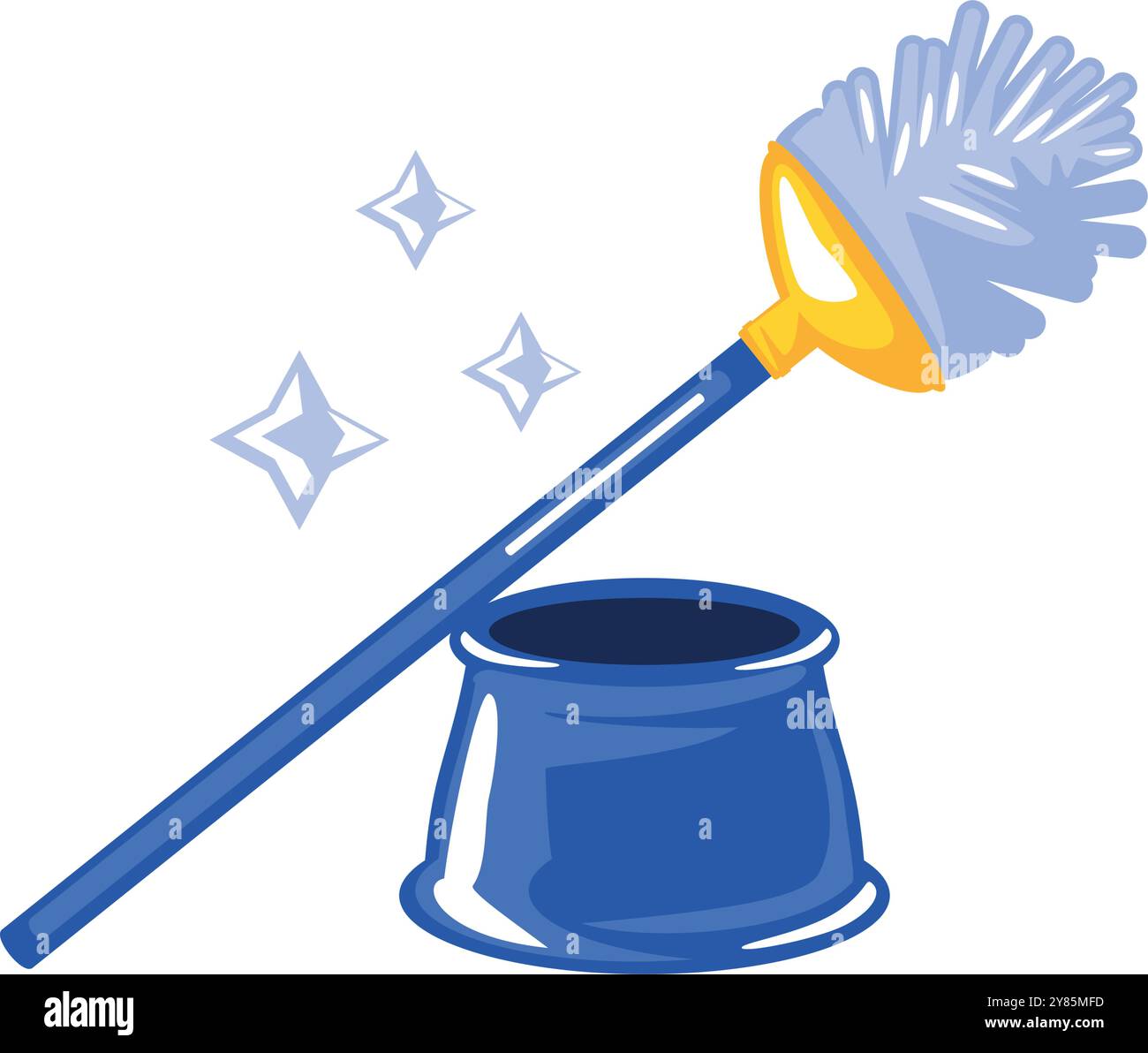 toilet brush in a stand Stock Vector Image & Art - Alamy