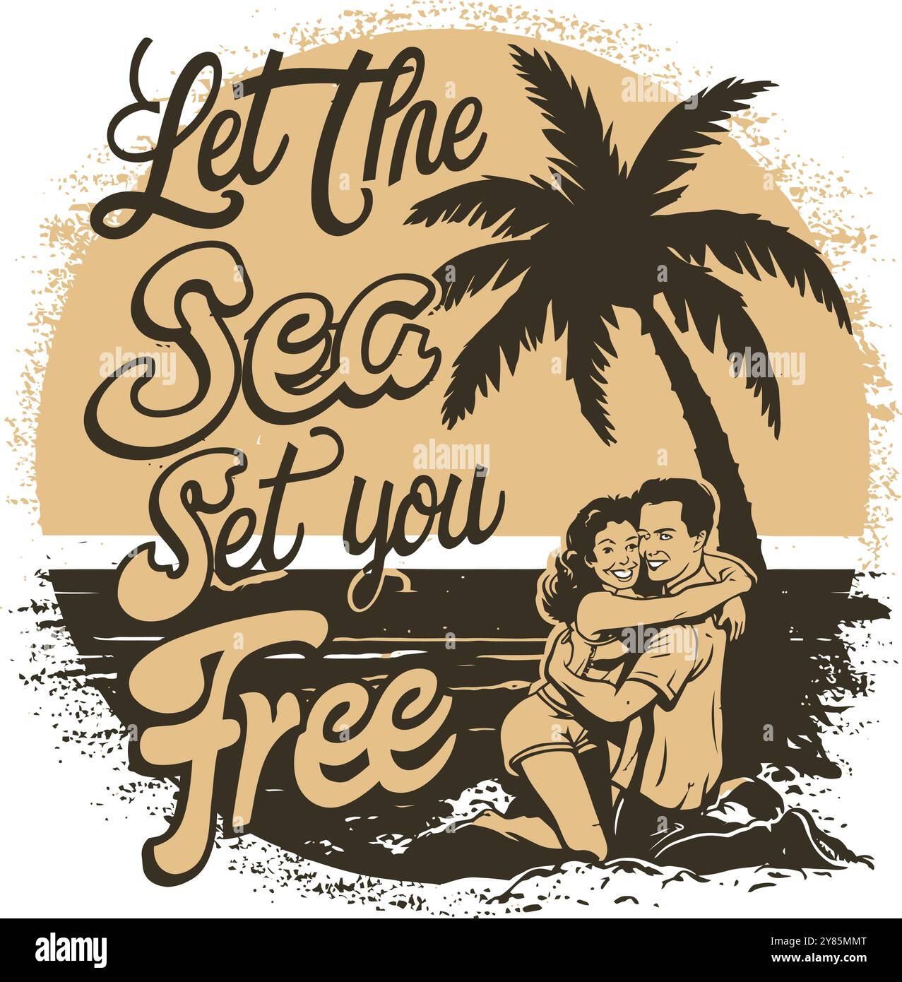 Vibrant sea themed graphics hi-res stock photography and images - Alamy