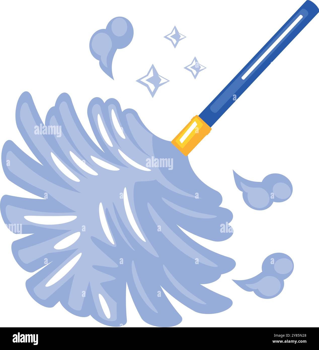 dust brush tool for dry cleaning isolated Stock Vector Image & Art - Alamy