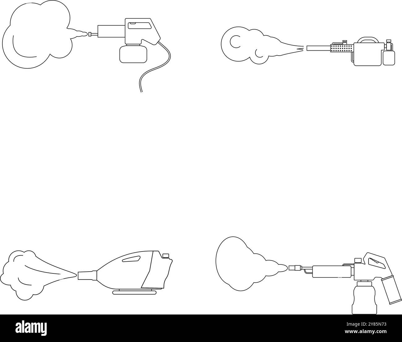 mosquito fogging machine icon illustration design Stock Vector Image ...