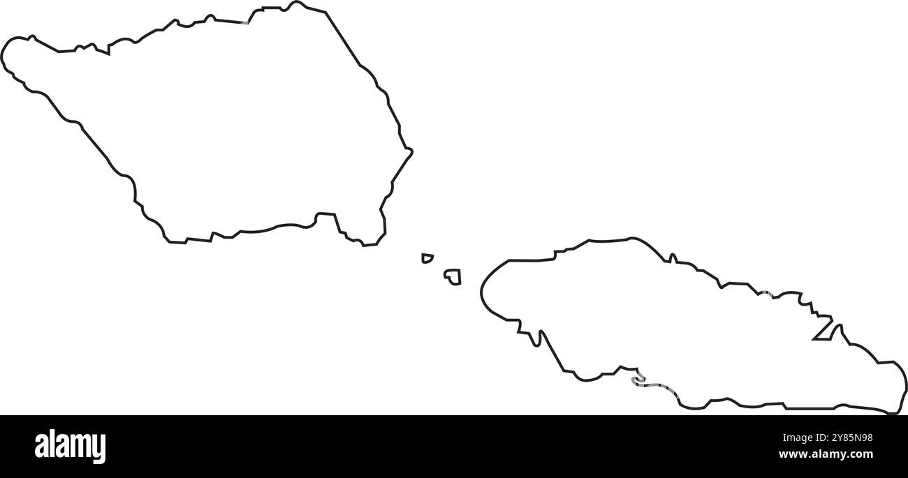 map of samoa region vector illustration symbol design Stock Vector ...