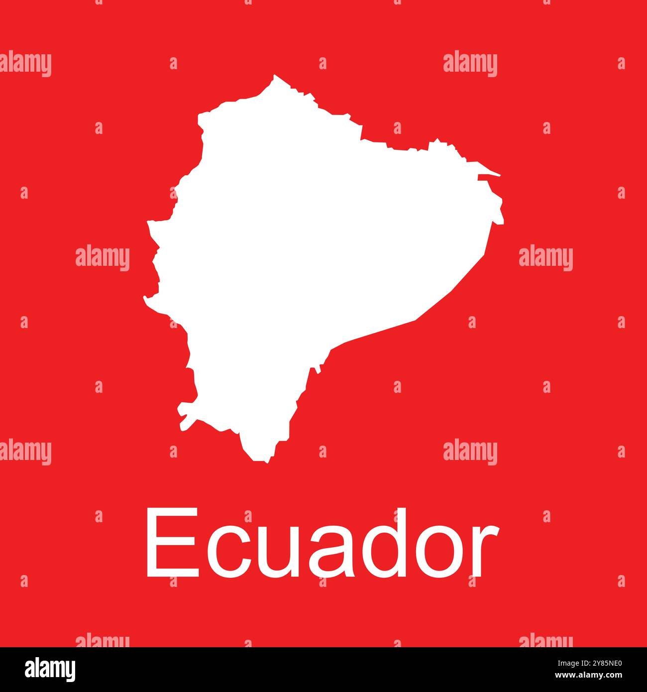 Ecuador country map icon illustration design Stock Vector Image & Art ...