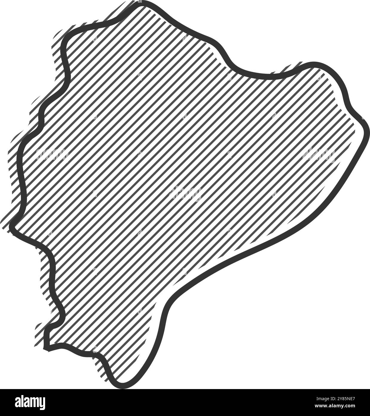 Ecuador country map icon illustration design Stock Vector Image & Art ...