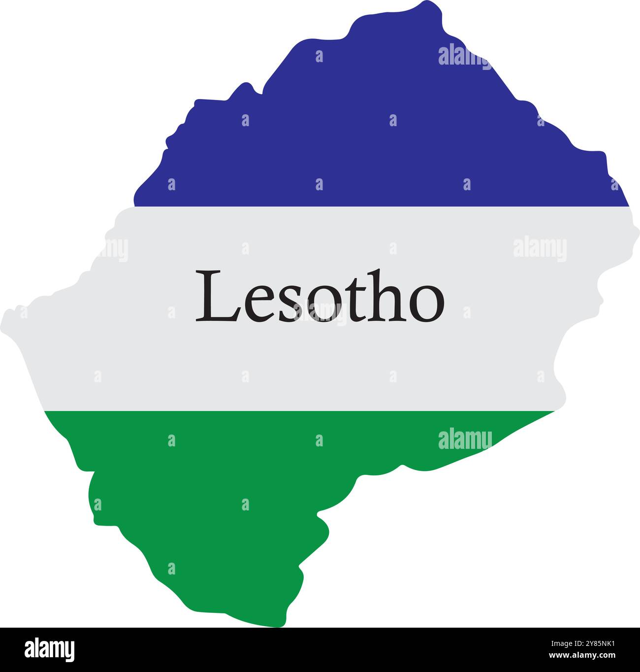 Map of Lesotho region vector illustration design Stock Vector Image ...