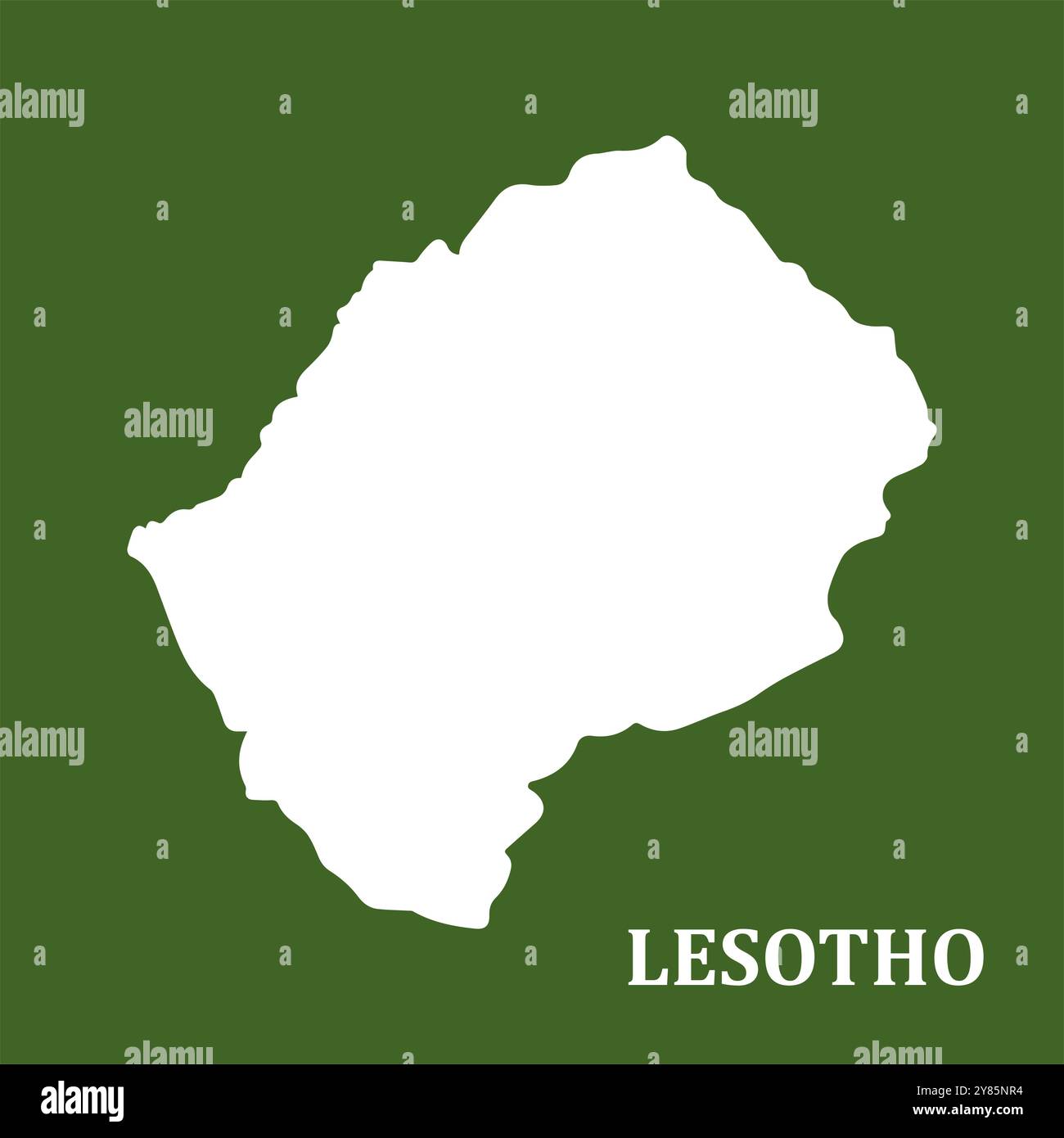 Map of Lesotho region vector illustration design Stock Vector Image ...