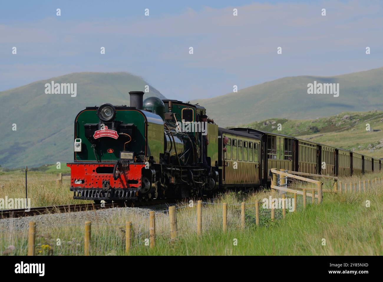 Garratt, Steam Locomotive, Welsh Highland Railway, Rhyd Ddu, North West ...
