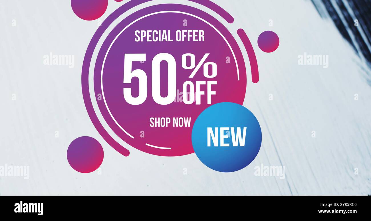 50 percent off advertisement hi-res stock photography and images - Alamy
