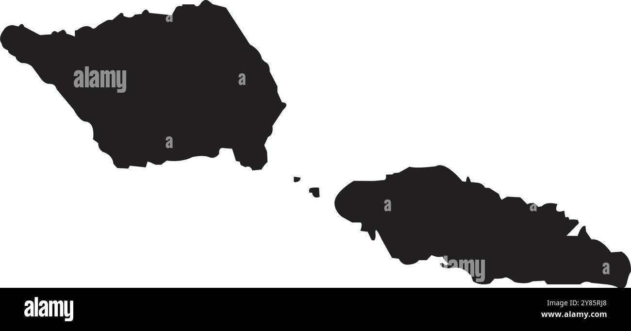 map of samoa region vector illustration symbol design Stock Vector ...