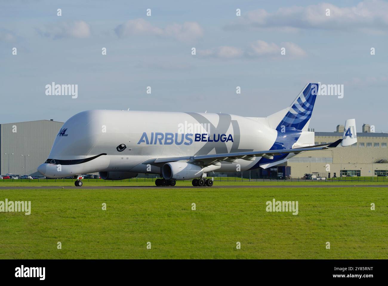 Airbus A300-600ST, XL 4, Beluga, Hawarden, Airport, Broughton, Wales ...