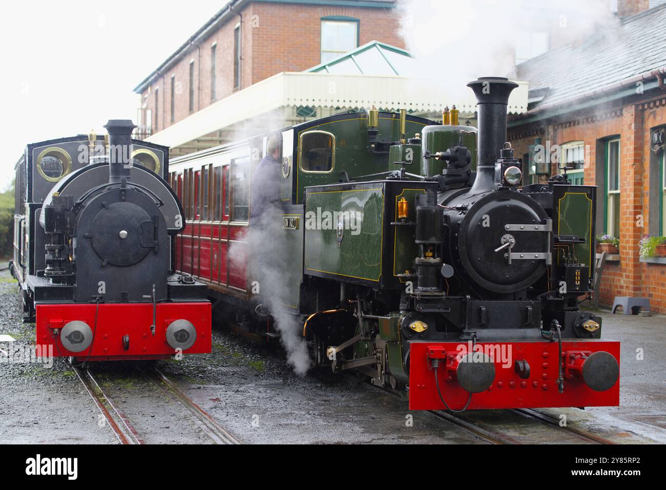 No 7, Tom Rolt, Locomotive, Tywyn Wharf Station, Tal y Llyn Railway ...