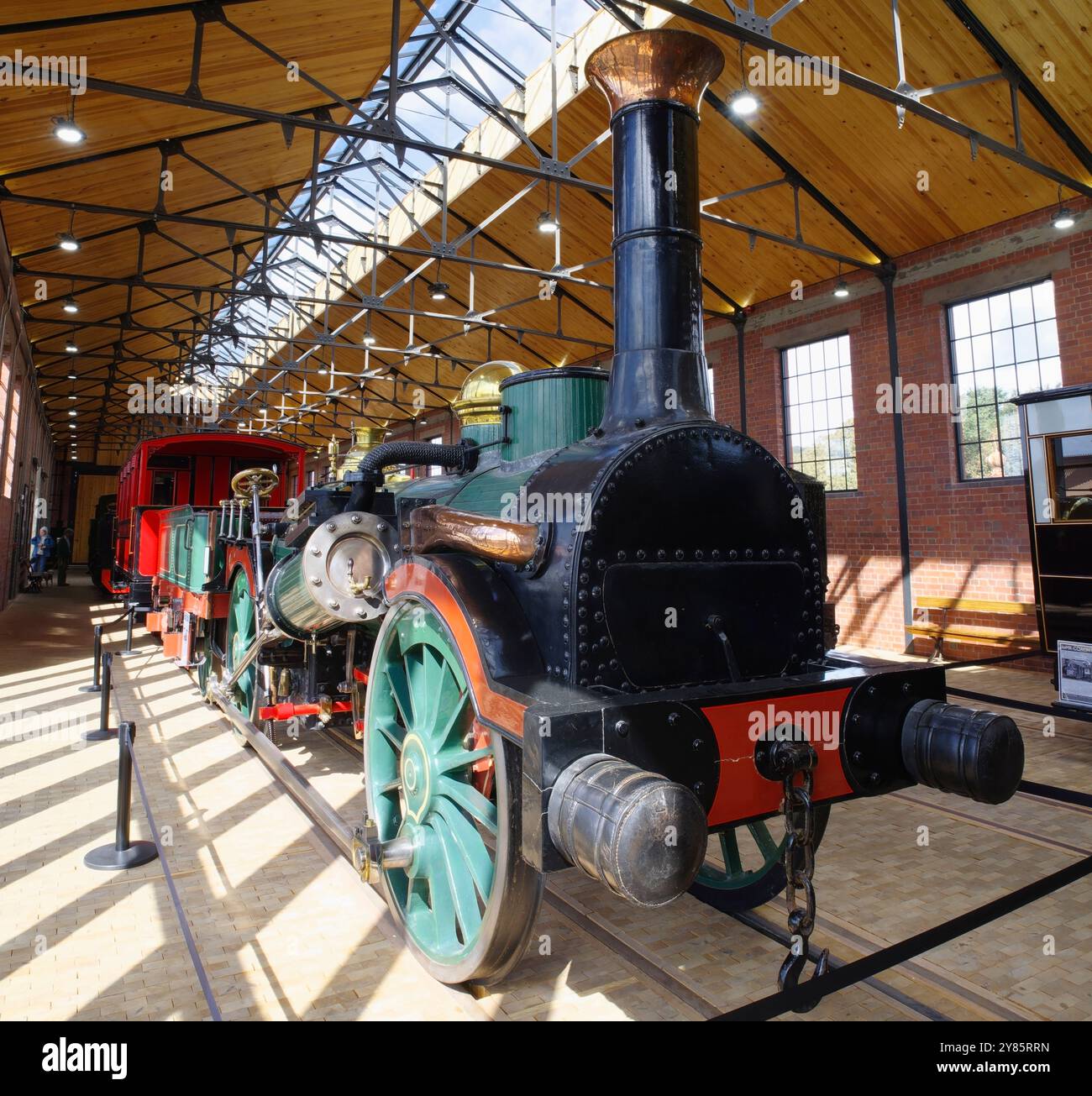 Fire Queen, Locomotive on temporary display, Vale of Rheidol, Railway ...