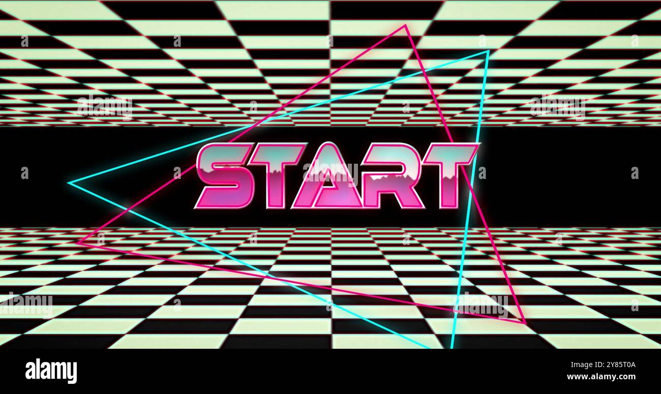 Animation start over moving white hi-res stock photography and images ...