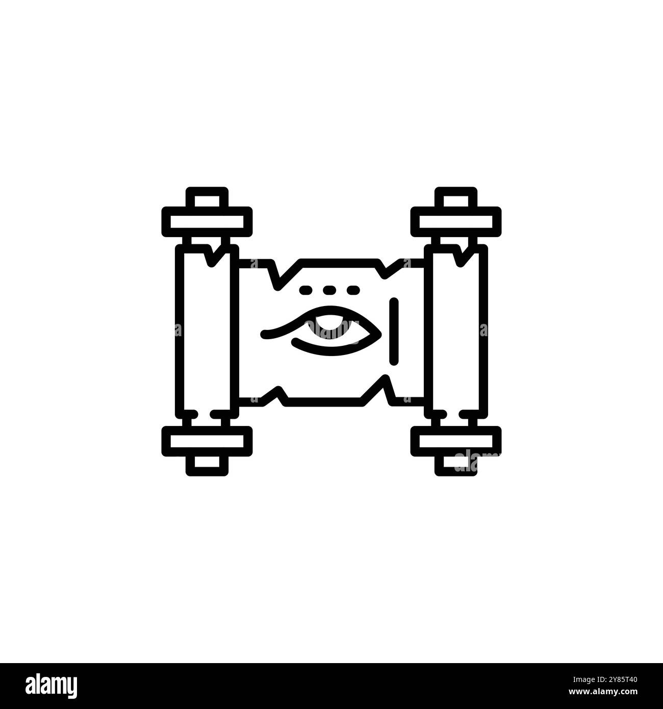 Scroll stone Cut Out Stock Images & Pictures - Alamy