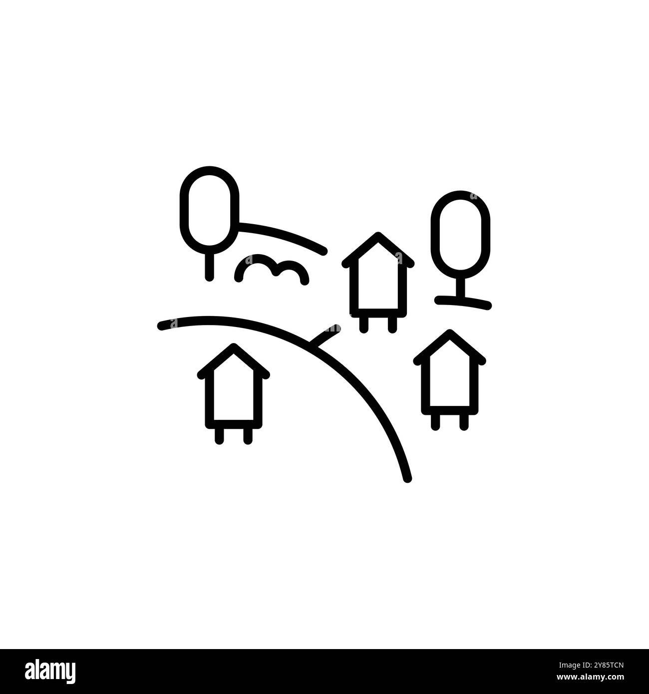 Hives land icon Stock Vector Image & Art - Alamy