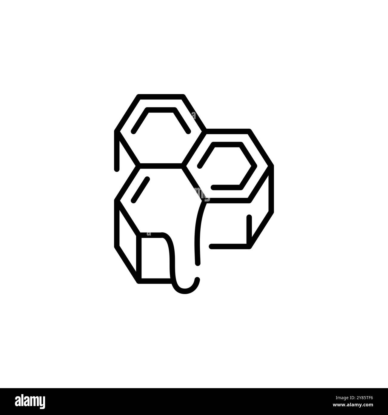Honeycomb with honey icon Stock Vector Image & Art - Alamy