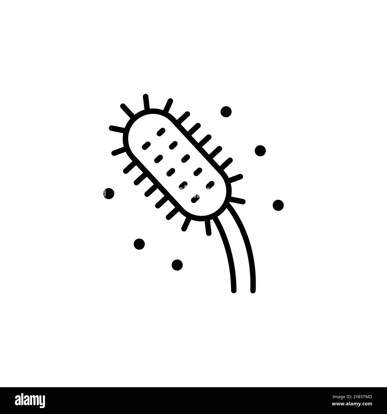 Pollen environment flying Stock Vector Images - Alamy
