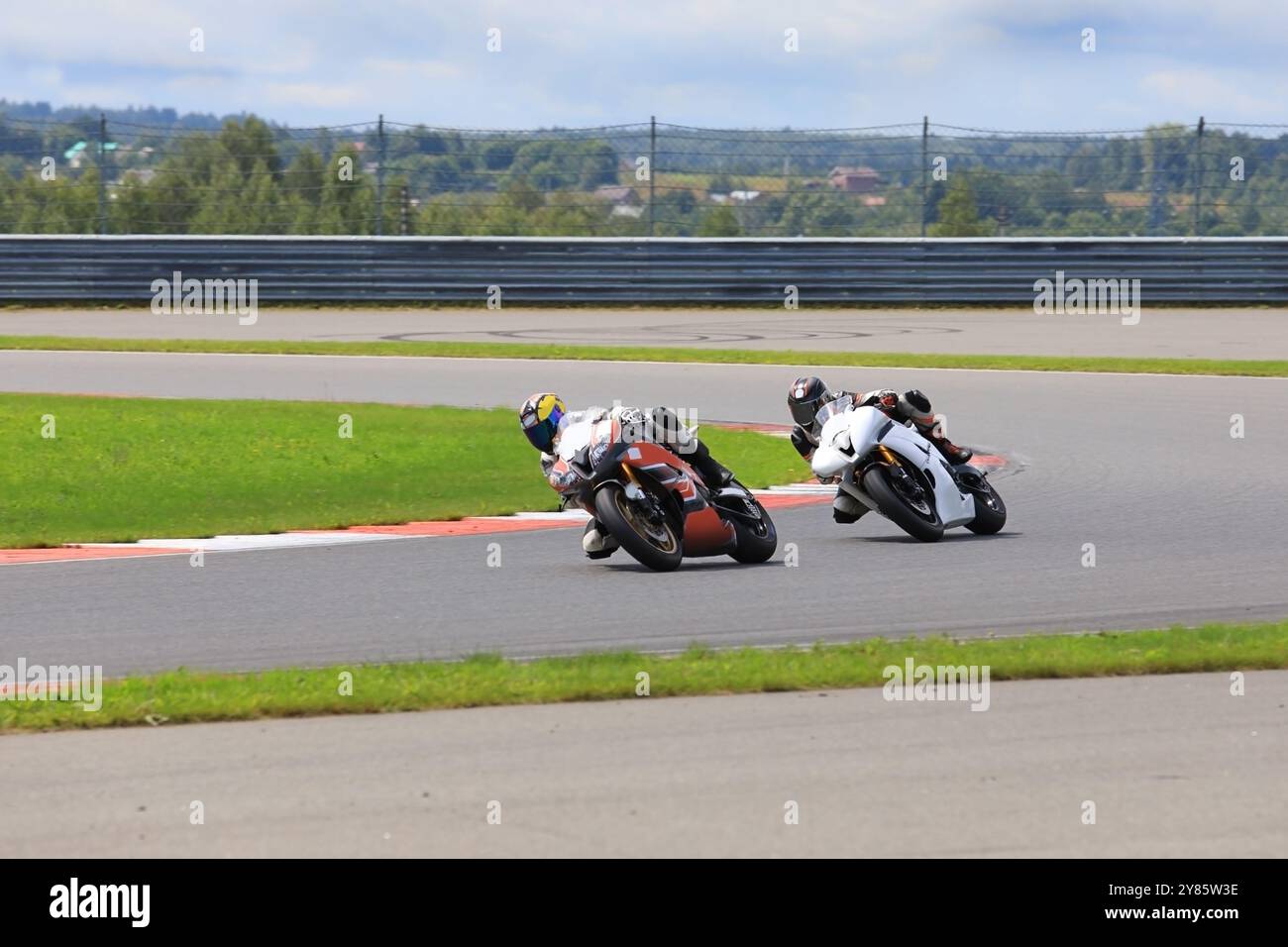 Two people riding motorcycles hi-res stock photography and images - Alamy